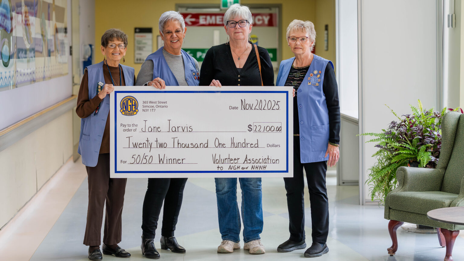NGH volunteer takes home top prize in record 50/50 draw – Norfolk General